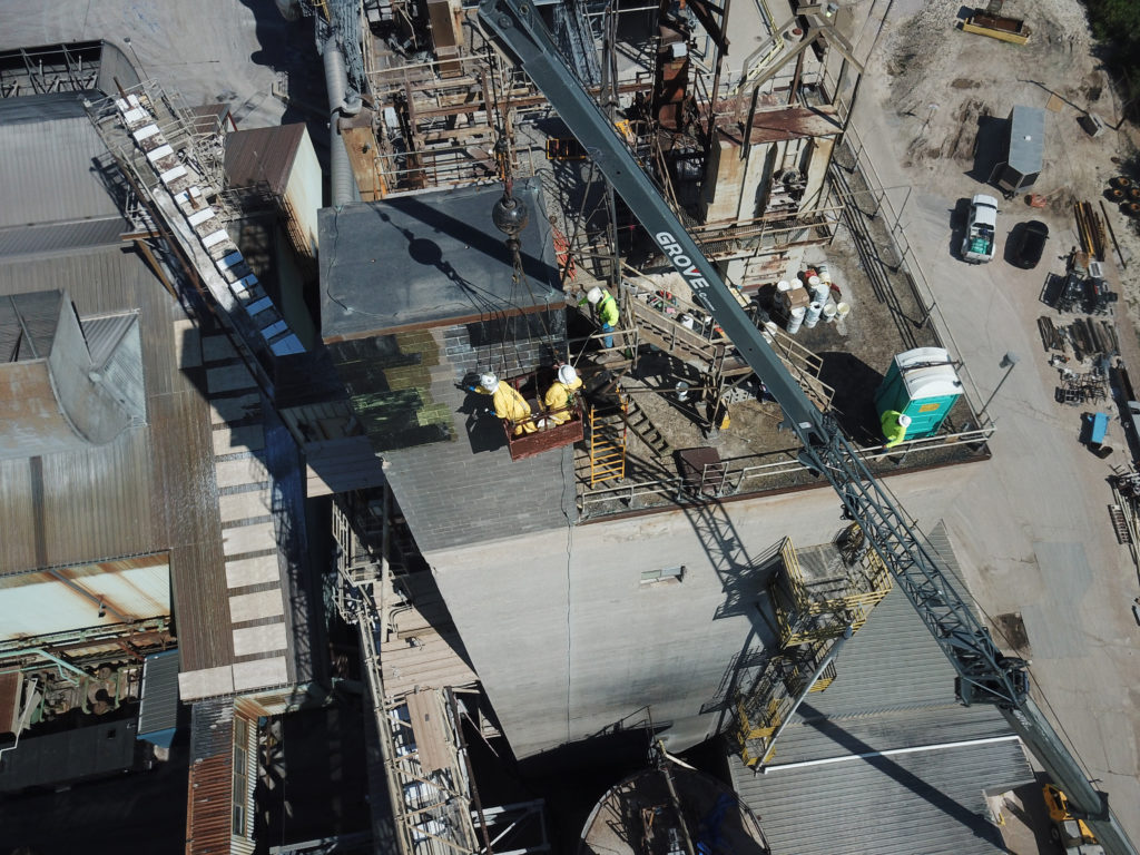 Ten Story Elevator Shaft Retrofit | Delta Structural Technology Reaching New Heights | Delta ...